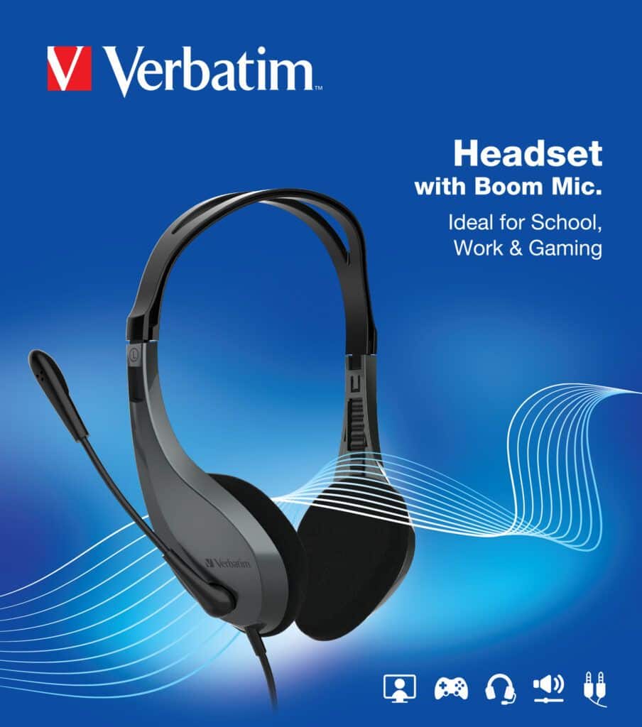 Multimedia Headset with Microphone | Verbatim
