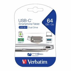 USB-C Smartphone/Tablet Dual USB Drive | Verbatim