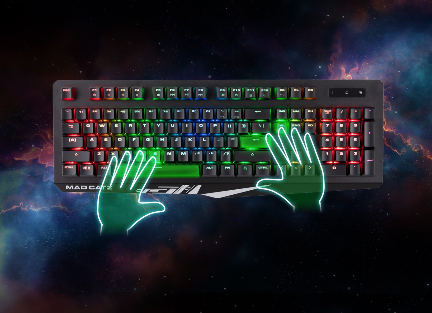 Mad Catz S.T.R.I.K.E. 4 Gaming Keyboard | Verbatim