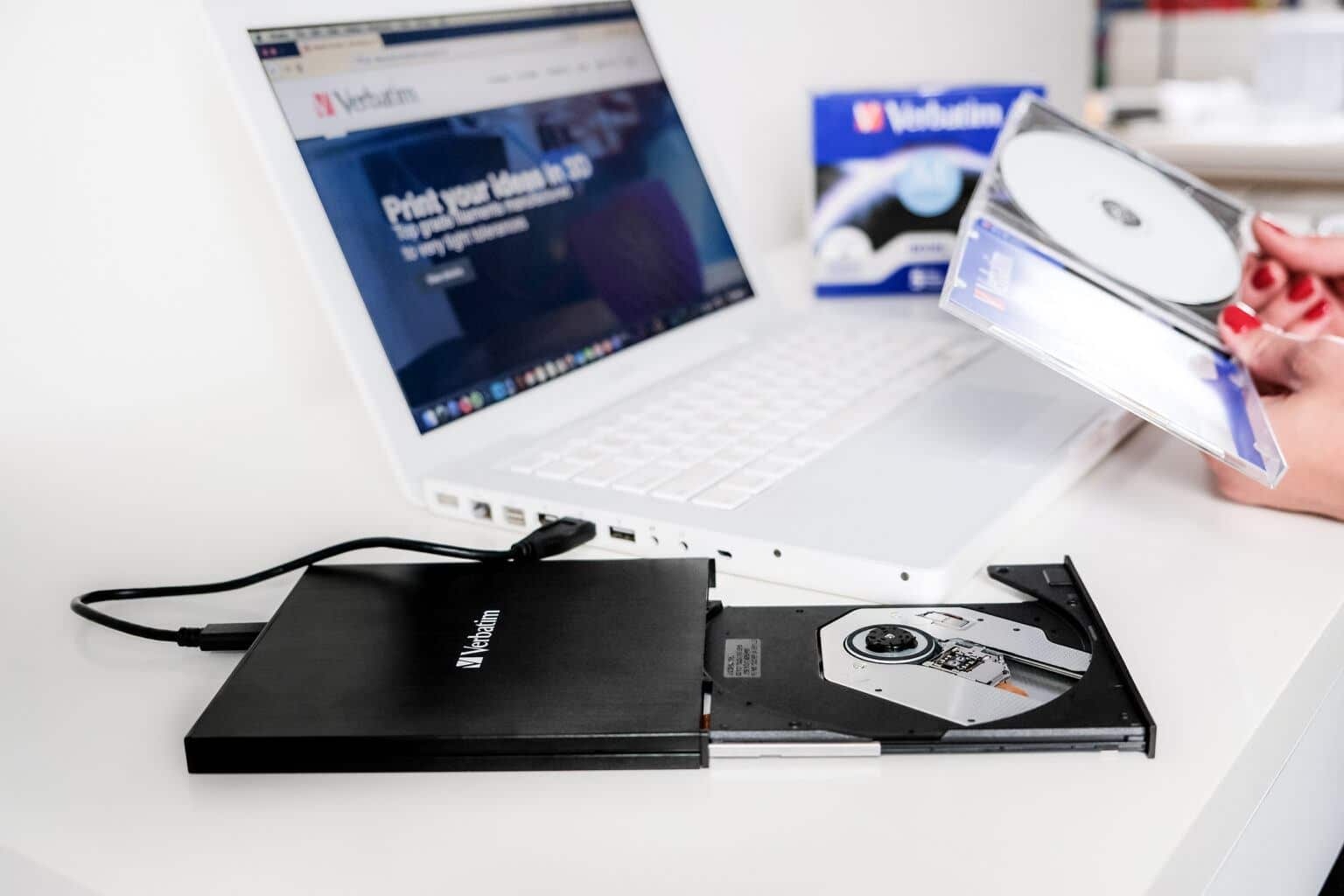 External Slimline Mobile Blu-ray Writer | Verbatim