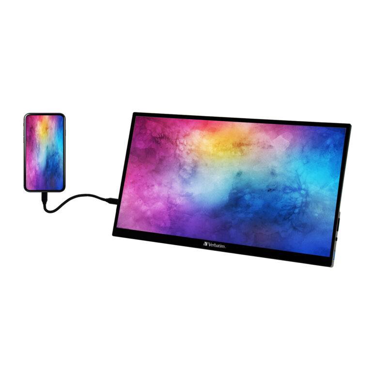 Portable Touchscreen Monitor – USB-C Second Screen | Verbatim