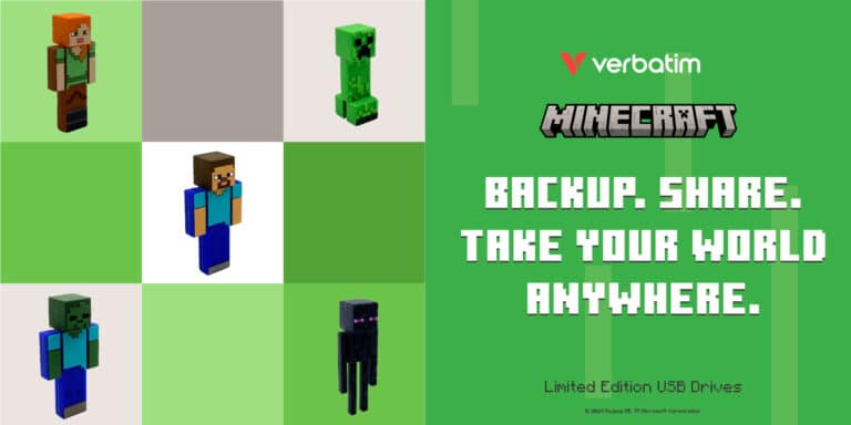 Minecraft 32GB USB Drives | Verbatim