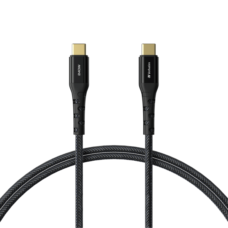 Tough Max USB-C to USB-C 240W Cable – Fast Durable Charging | Verbatim